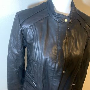 Black Rivet | Jackets & Coats | Black Rivet Womens Leather Jacket ...